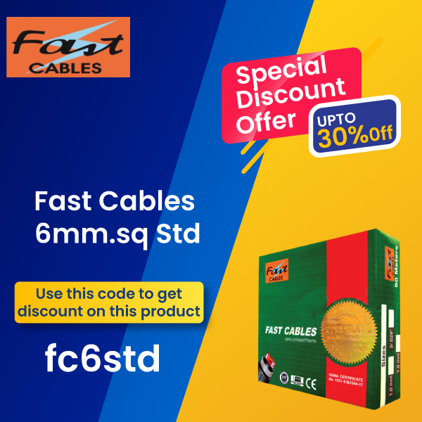 Fast Cables 6mm. sq Std - Electrical Wires - TameerEasy