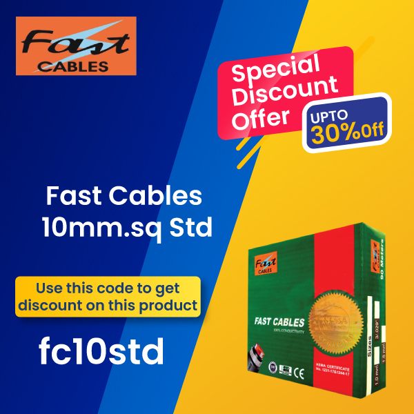 Fast Cables 10mm. sq Std - Electrical Wires - TameerEasy